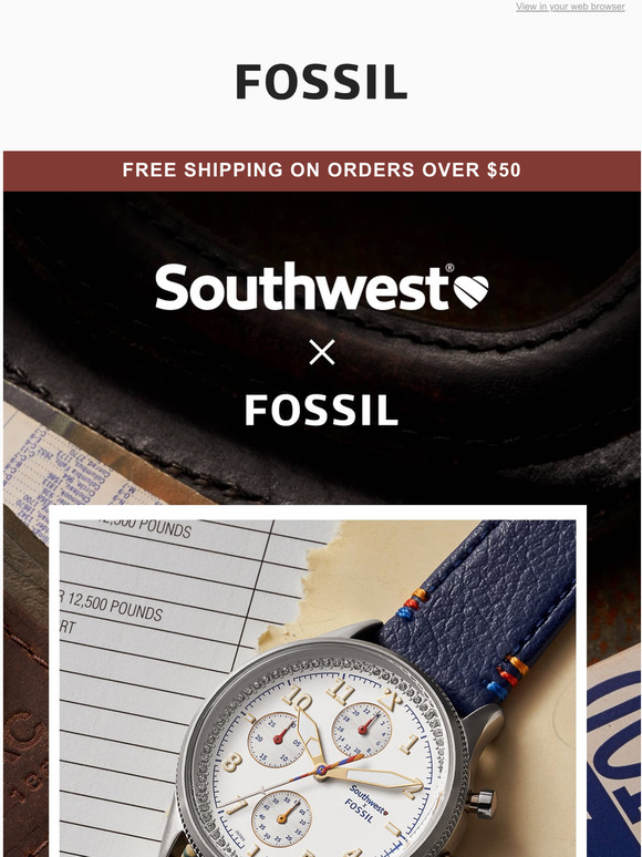Fossil: Introducing the Southwest Airlines Collab | Milled