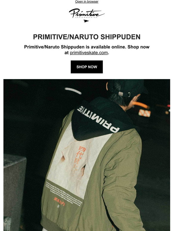 Primitive Skateboarding: Primitive/Naruto Shippuden Available Now | Milled