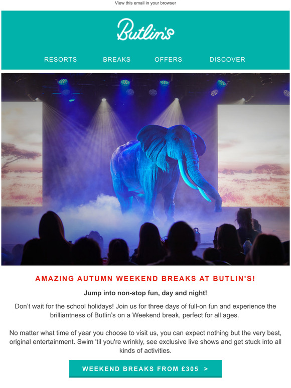 Butlins: Weekend breaks the whole family will love | Milled