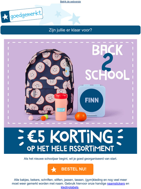 Goedgemerkt: Nog 2 dagen: 5,- korting op het hele assortiment | Milled Goedgemerkt: Nog 2 dagen: 5,- korting op het hele assortiment | Milled