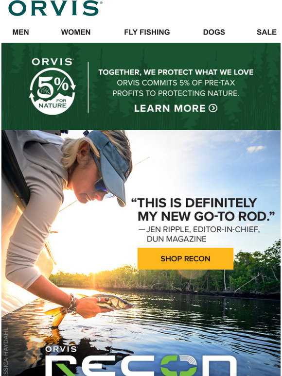 Orvis: Recon Fly Rods - made for plotting adventures. | Milled