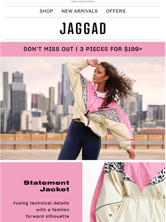 Jaggad: Must-have statement jacket. Shop now in 3 FOR $199 | Milled