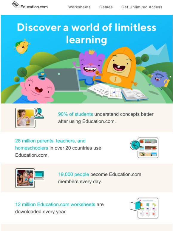 Education.com: Discover a world of limitless learning! | Milled