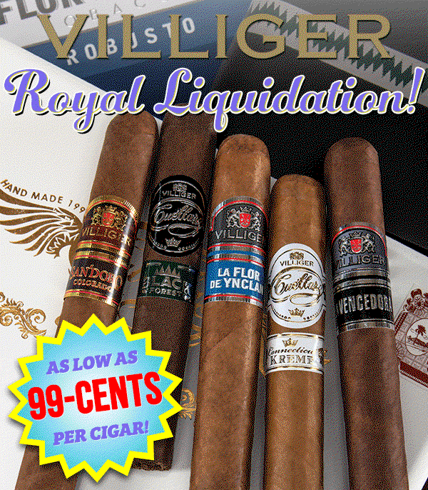 Holt's Cigar Company: Regal Blowout: Villiger boxes slashed up to 75% ...