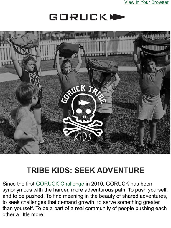GORUCK: Tribe KIDS > Seek Adventure | Milled