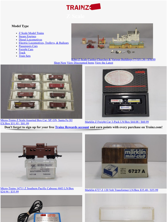 Trainz: Z Scale Kibri, Micro Trains, and Marklin at Trainz.com! | Milled