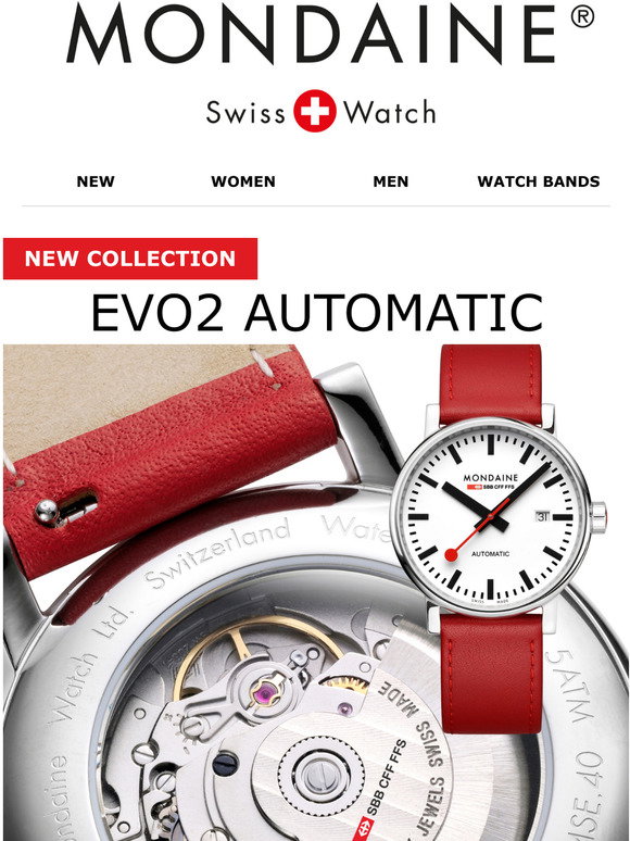 Mondaine: Evolution Of A Classic Now Automatic | Milled