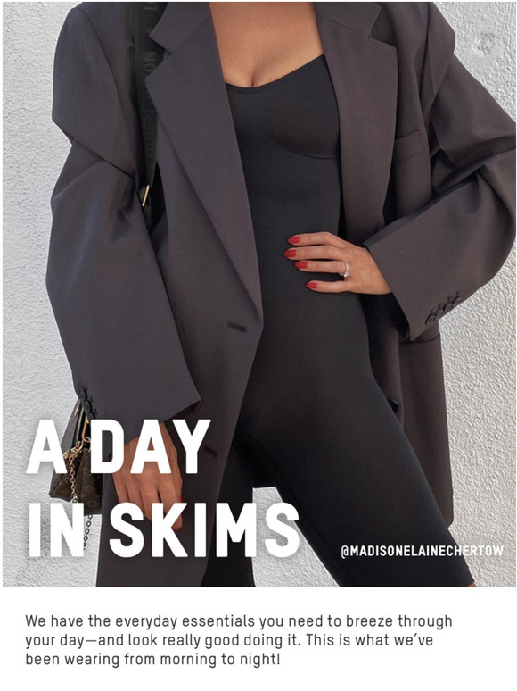 SKIMS: Heres how we spend a day in SKIMS... | Milled