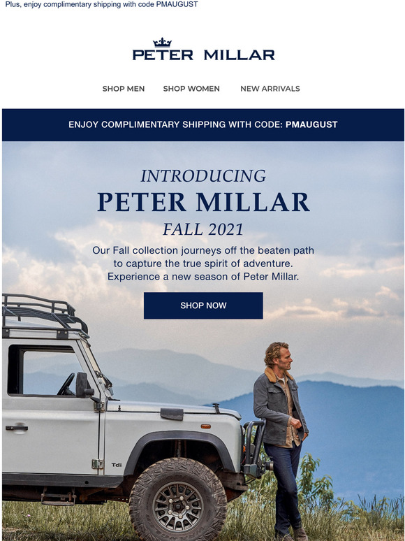 Peter Millar: Introducing Peter Millar Fall 2021 | Milled