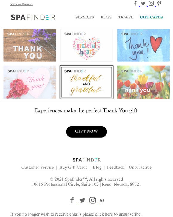 SpaFinder: Say Thank You with Spafinder | Milled