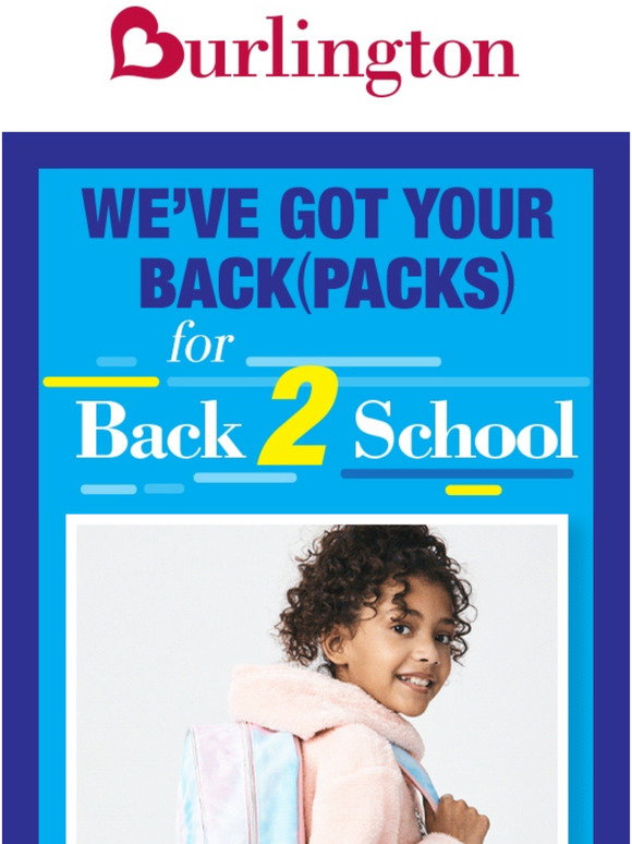 Burlington: BACKPACKS for back-to-school | Milled