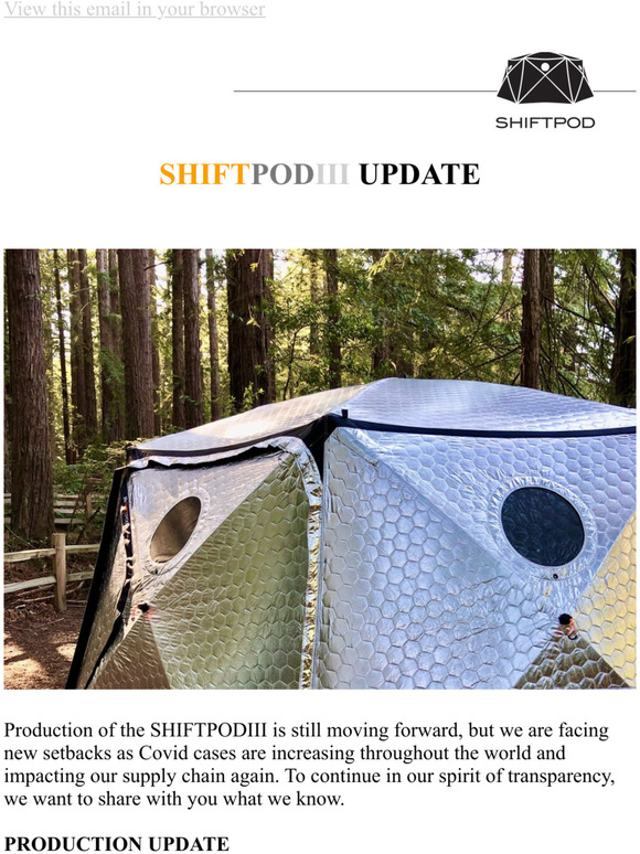 Shiftpod: SHIFTPODIII Update | Milled