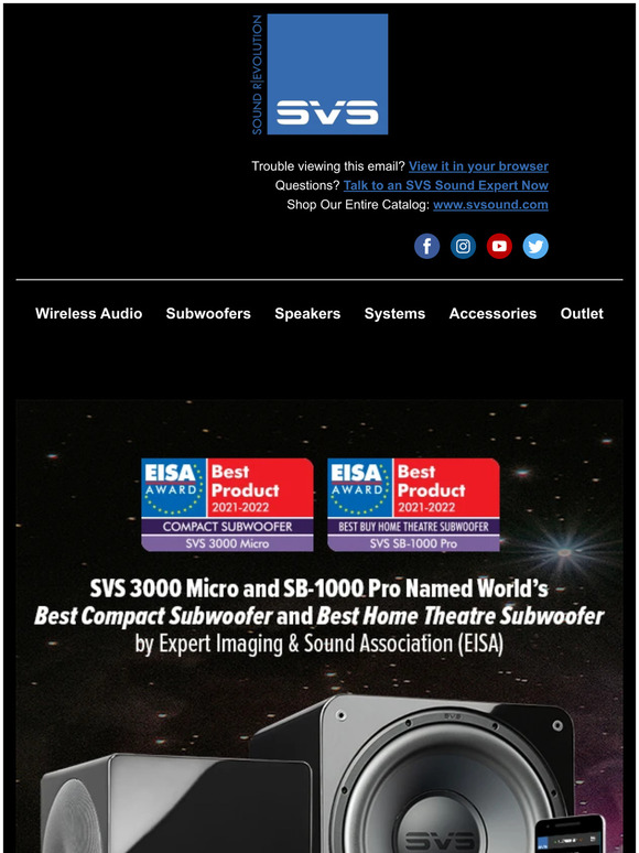 SVS: Record-Breaking SVS Subwoofer Awards from 60 of the Worlds Top AV ...