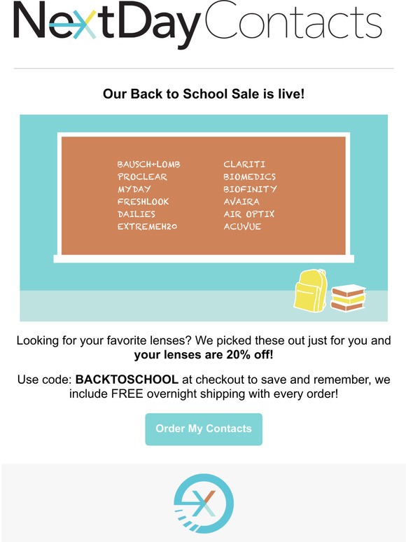 Next Day Contacts: Your contact lenses are 20% off today! | Milled Next Day Contacts: Your contact lenses are 20% off today! | Milled