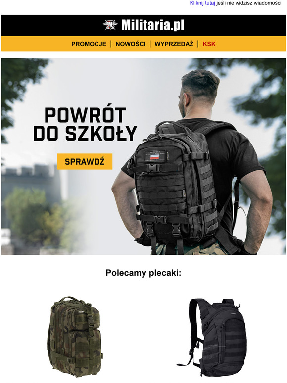 Militaria: Plecaki na powrt do szkoy - sprawd >> | Milled