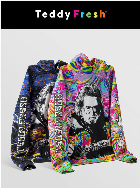 Teddy Fresh: Teddy Fresh x Jerry Garcia Collection Available Now! | Milled