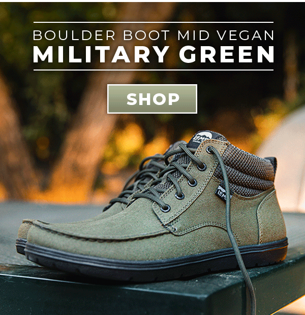 Lems: AVAILABLE NOW Military Green Boulder Boot Mid! | Milled