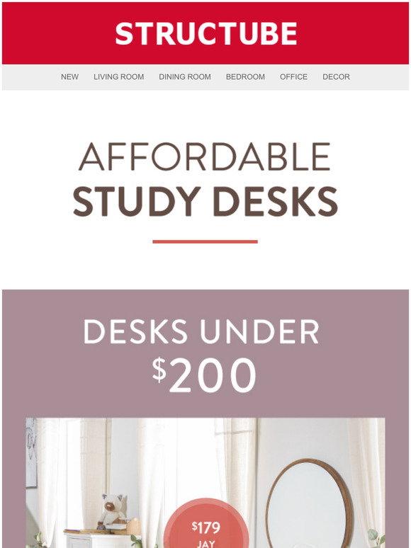 Structube: This way for a study desk under $300 | Milled
