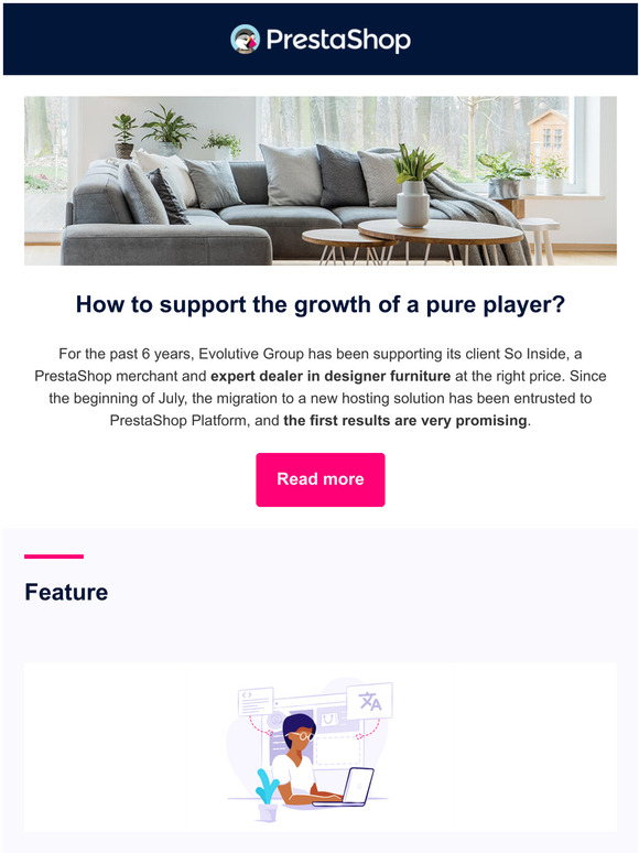 PrestaShop: How to support the growth of a pure player? | Milled