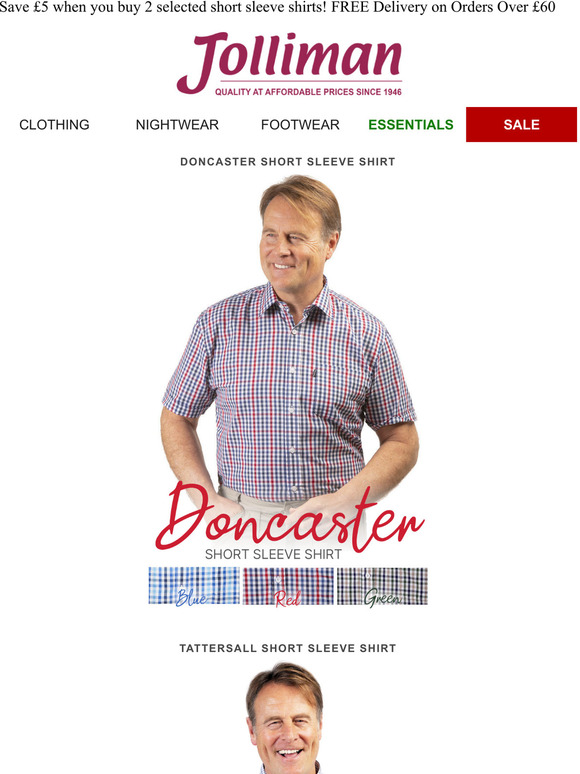 Jolliman: Multi Buy Savings on our Short Sleeve Shirt Collection | Milled