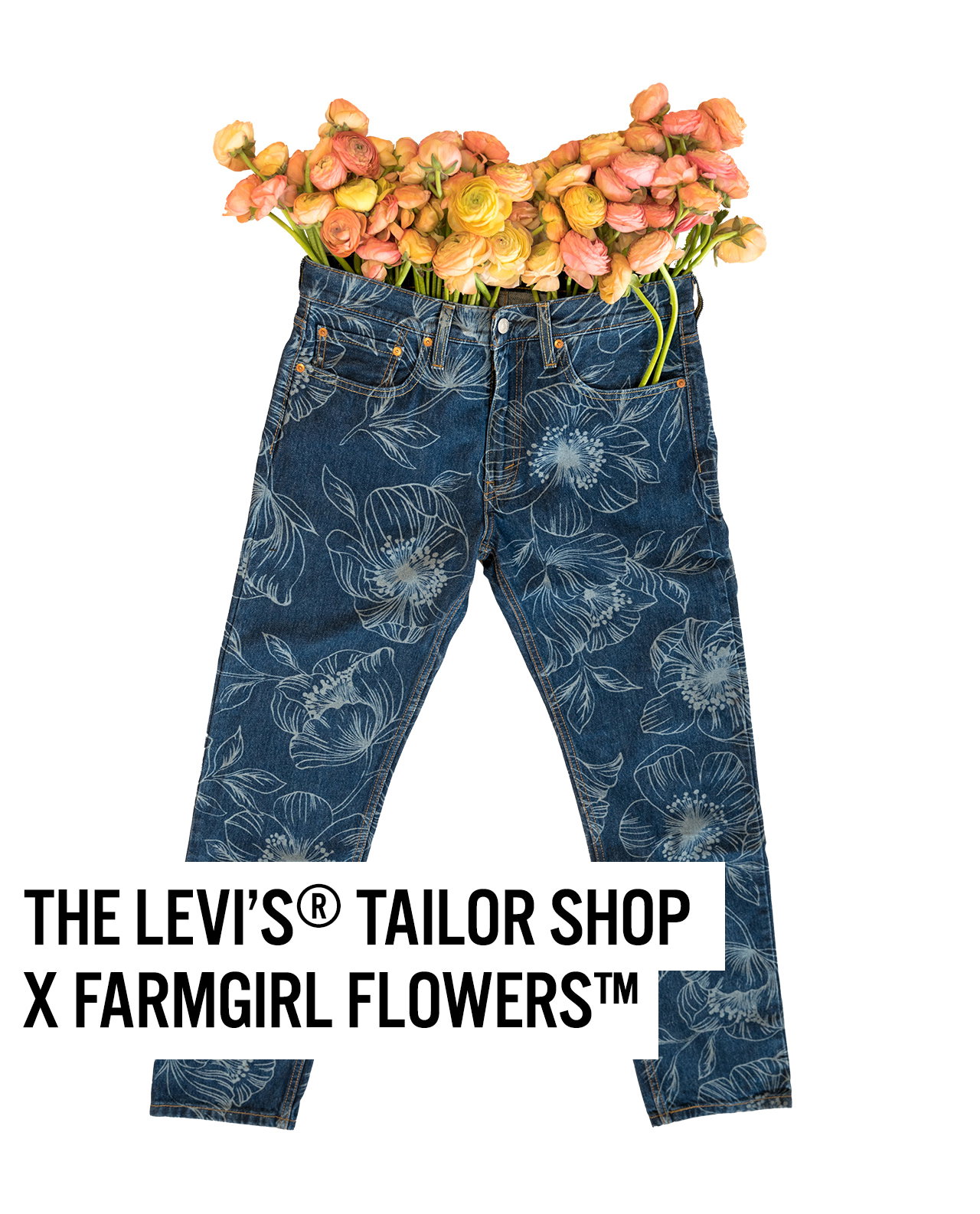 Levi's: Customizable Collection with Farmgirl Flowers | Milled