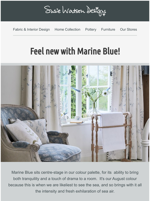 Susie Watson Designs: Explore our Colour of the Month | Milled