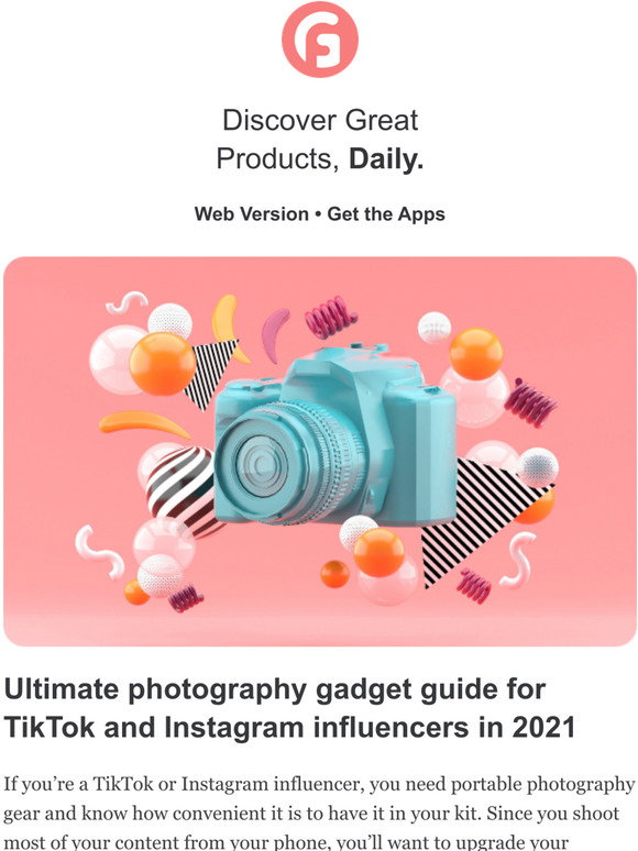 Gadget Flow: Ultimate photography gadget guide for TikTok and Instagram ...