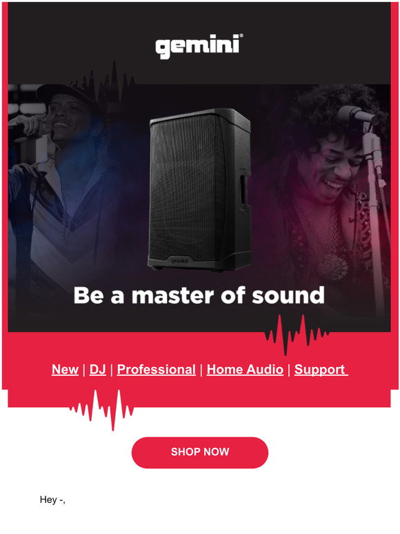 Gemini Sound: -be a master of bass and treble with our GD-115BT! | Milled