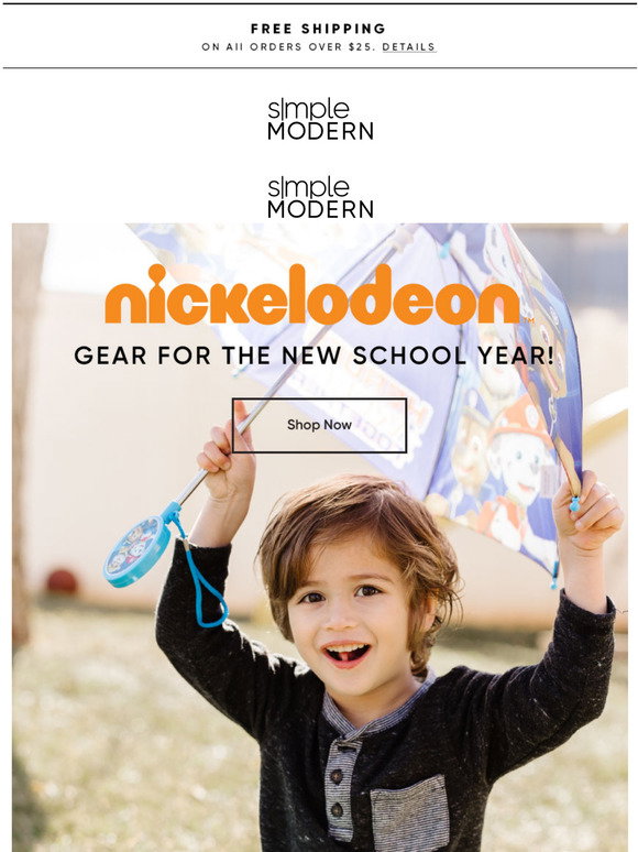 Simple Modern: Make it a Nickelodeon school year! | Milled