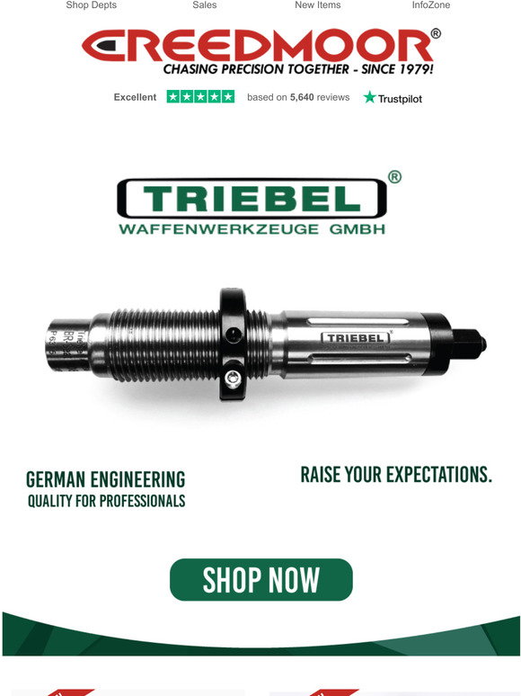 Creedmoor Sports: Introducing Triebel Dies | German Engineered and Made ...
