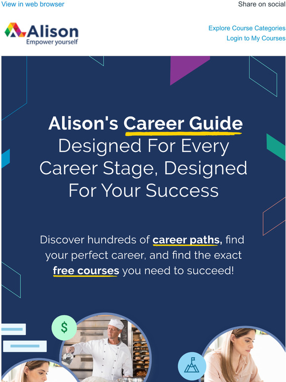 Alison: Find Your Dream Career with Alison's New Career Guide! | Milled