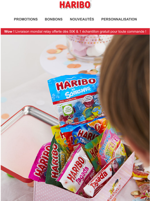 Haribo: Des botes personnalises pour un mariage unique ! | Milled