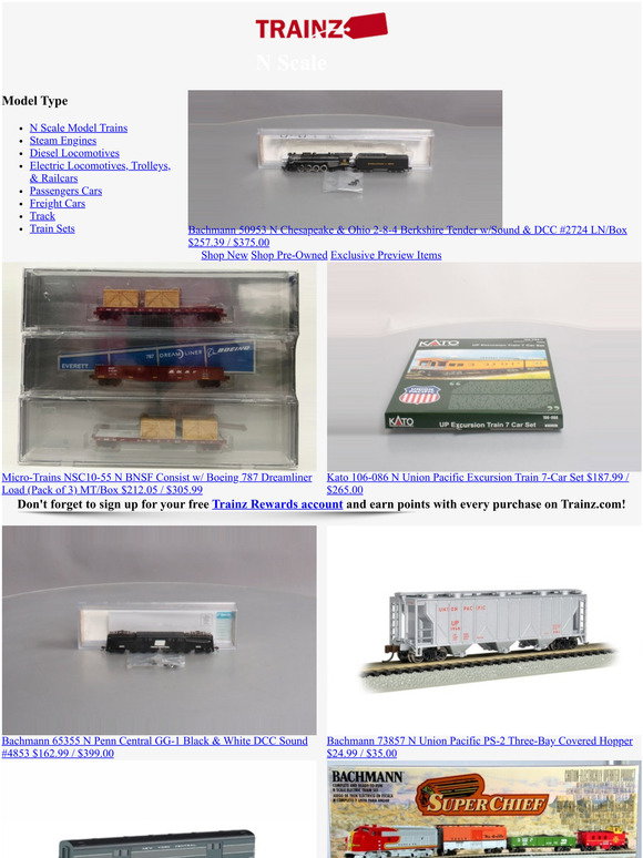 Trainz: Bachmann N Scale C&O 2-8-4 Berkshire at Trainz.com! | Milled