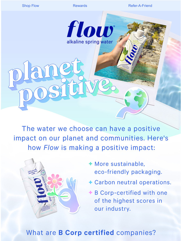 Flow Hydration: What makes Flow sustainable? | Milled