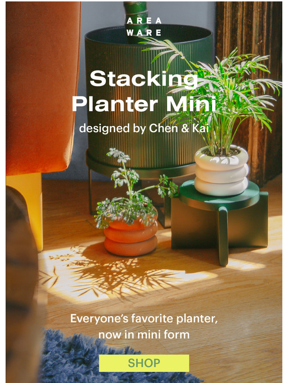 Areaware: Stacking Planter Mini is here | Milled