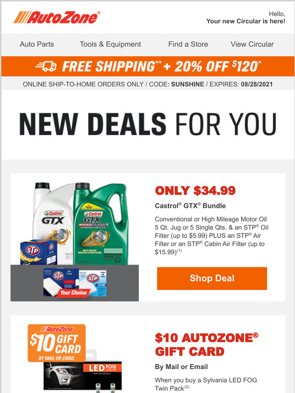 AutoZone: New offers at your local store | Milled