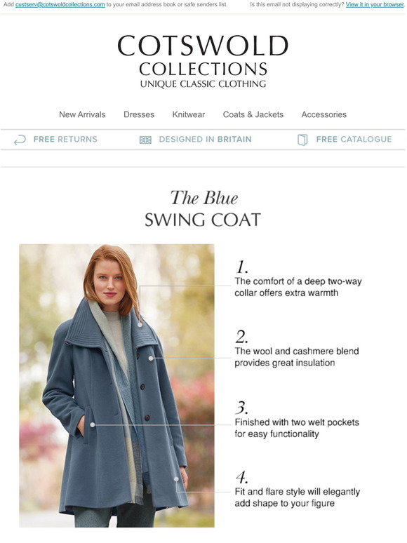 Cotswold Collections: Take a Closer Look... Explore our Autumn Coats ...