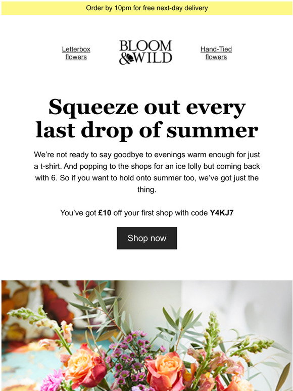 Bloom and Wild: Make summer last a bit longer | Milled