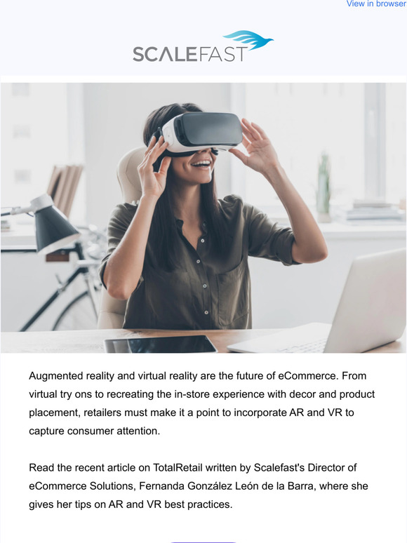 Scalefast: This week at Scalefast AR and VR, Automated Marketing, and ...