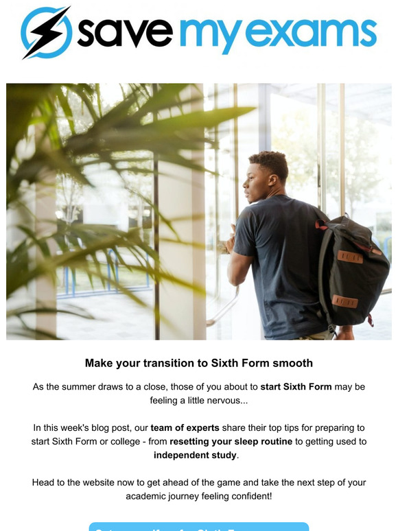 Save My Exams: Starting Sixth Form? Here's how to prepare for this ...