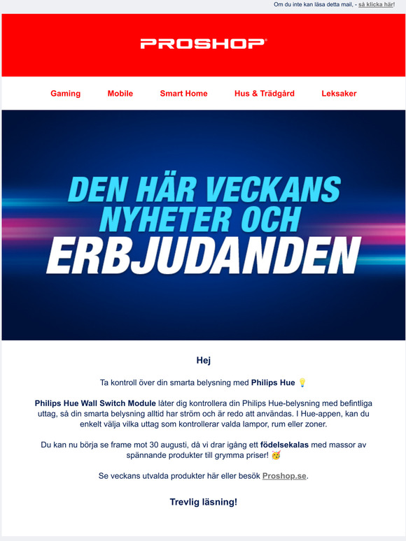 Proshop: Ta kontroll ver din smarta belysning med Philips Hue | Milled