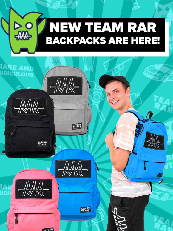Team RAR: NEW TEAM RAR BACKPACKS ARE HERE! | Milled