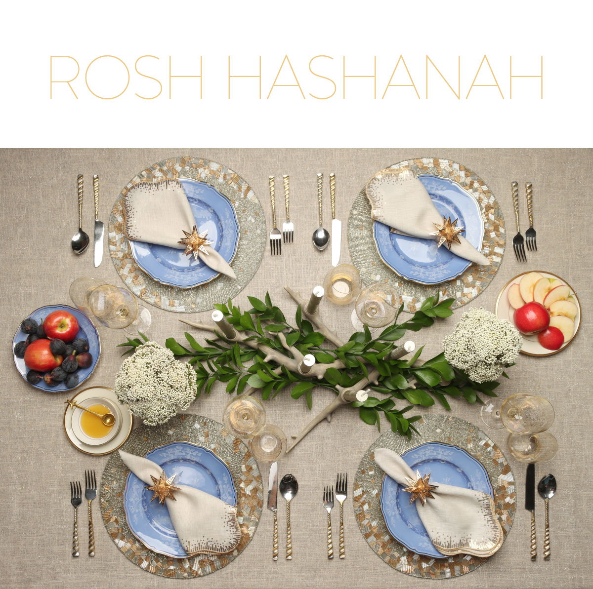 Kim Seybert: Welcome the Jewish New Year with an elegant Rosh Hashanah ...