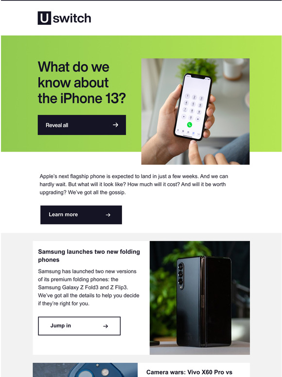 uSwitch: iPhone 13: what we know so far | Milled