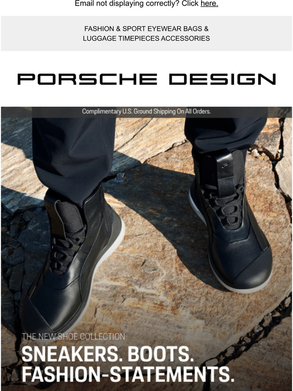 Porsche Design: The New Footwear Collection: Sneakers & Boots | Milled