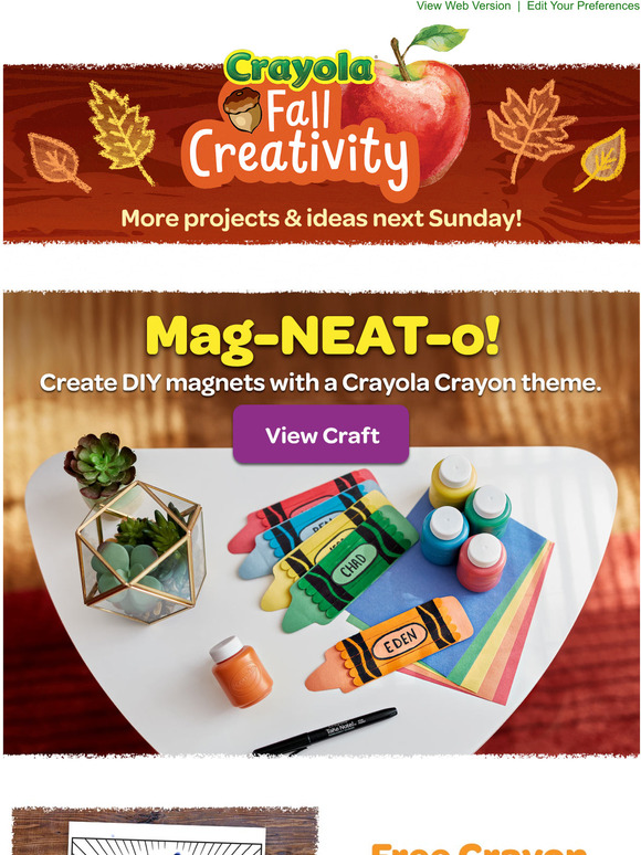 Crayola: Weekly Creativity: All About | Milled
