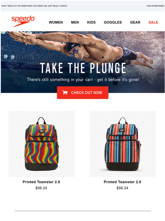 Speedo: Its Official you deserve this. | Milled