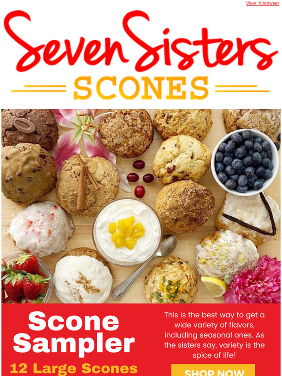Seven Sisters Scones: Explore Our Best Selling Scone Samplers | Milled