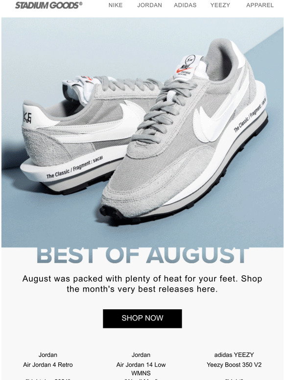Stadium Goods: These are the best releases of August | Milled
