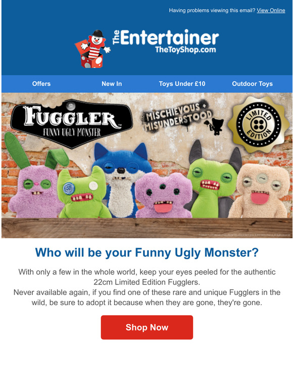 The Entertainer: Limited Edition Fugglers! | Milled